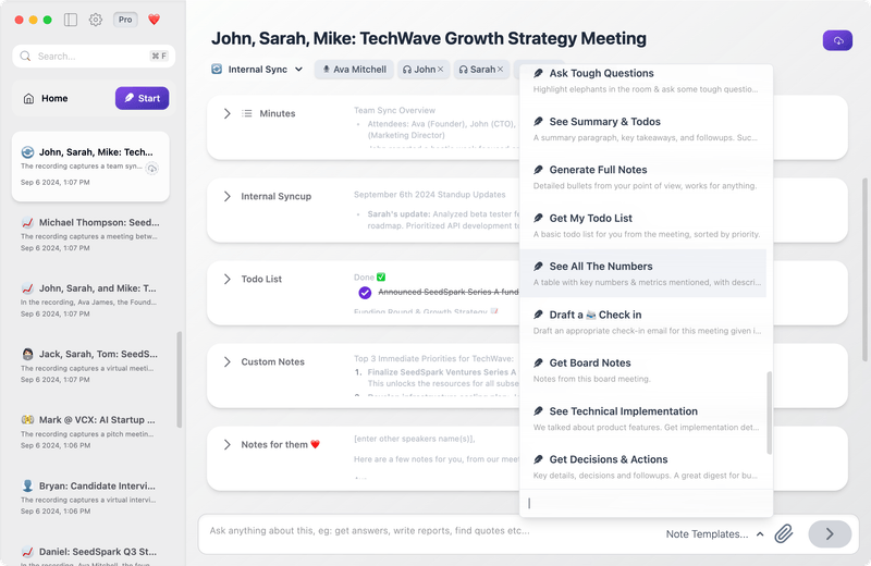 Quill Meetings | Automate Your Post-Meeting Workflow – Tasks, Emails, & CRM